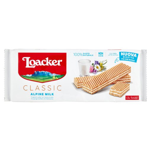 Loacker Wafers | Loacker Wafer Classic Alpine Milk Wafers With Alpine ...