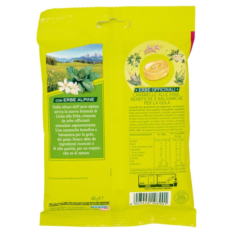 Golia Candy | Goliath Herb Lemon | Golia Italian Candy | Golia Sweets ...