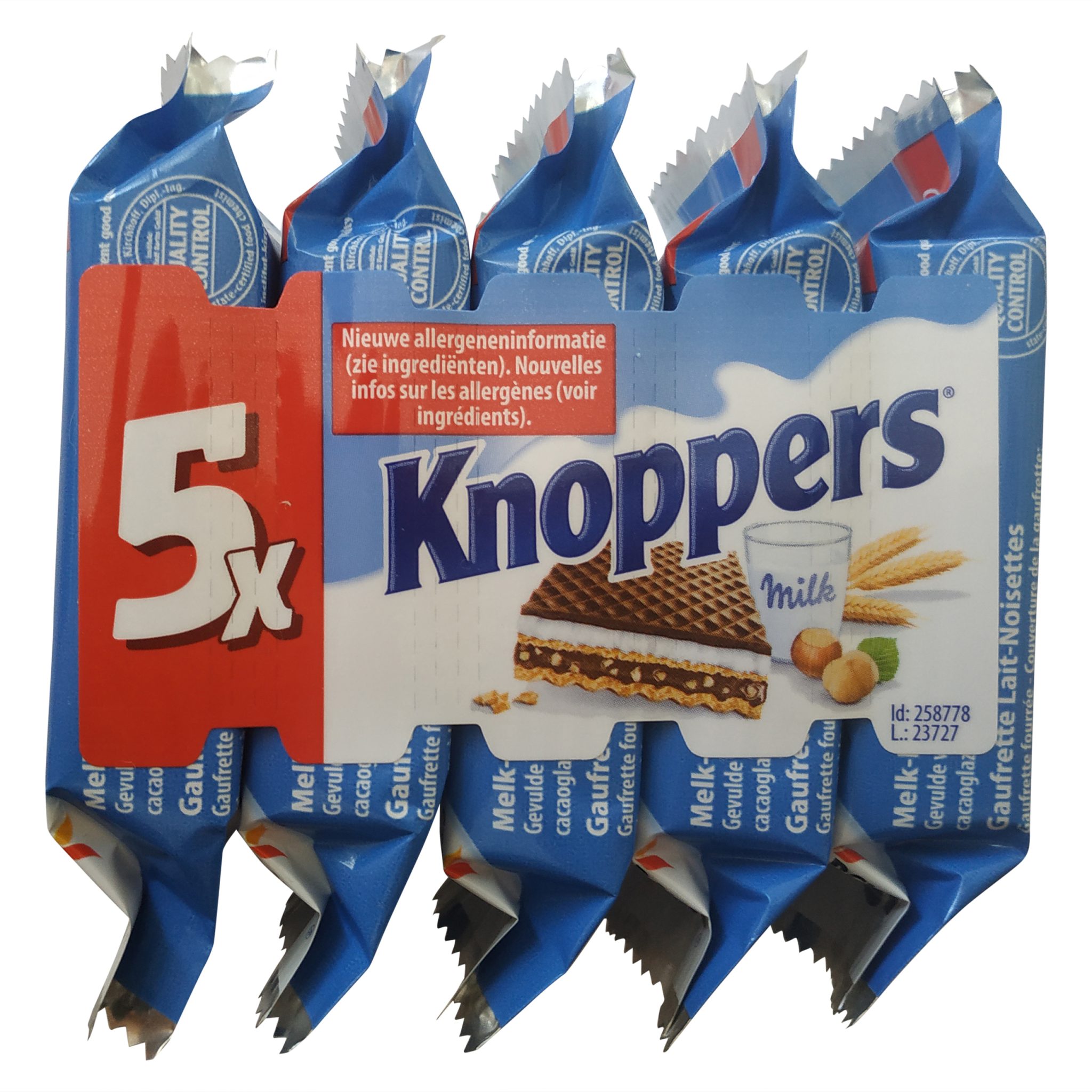 Knoppers Wafers | Knoppers Milk Hazelnut Wafer | Crispy Wafer With ...