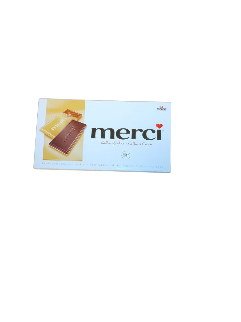Chocolat Merci | Barre Merci à la crème de café | Bonbons Merci ...