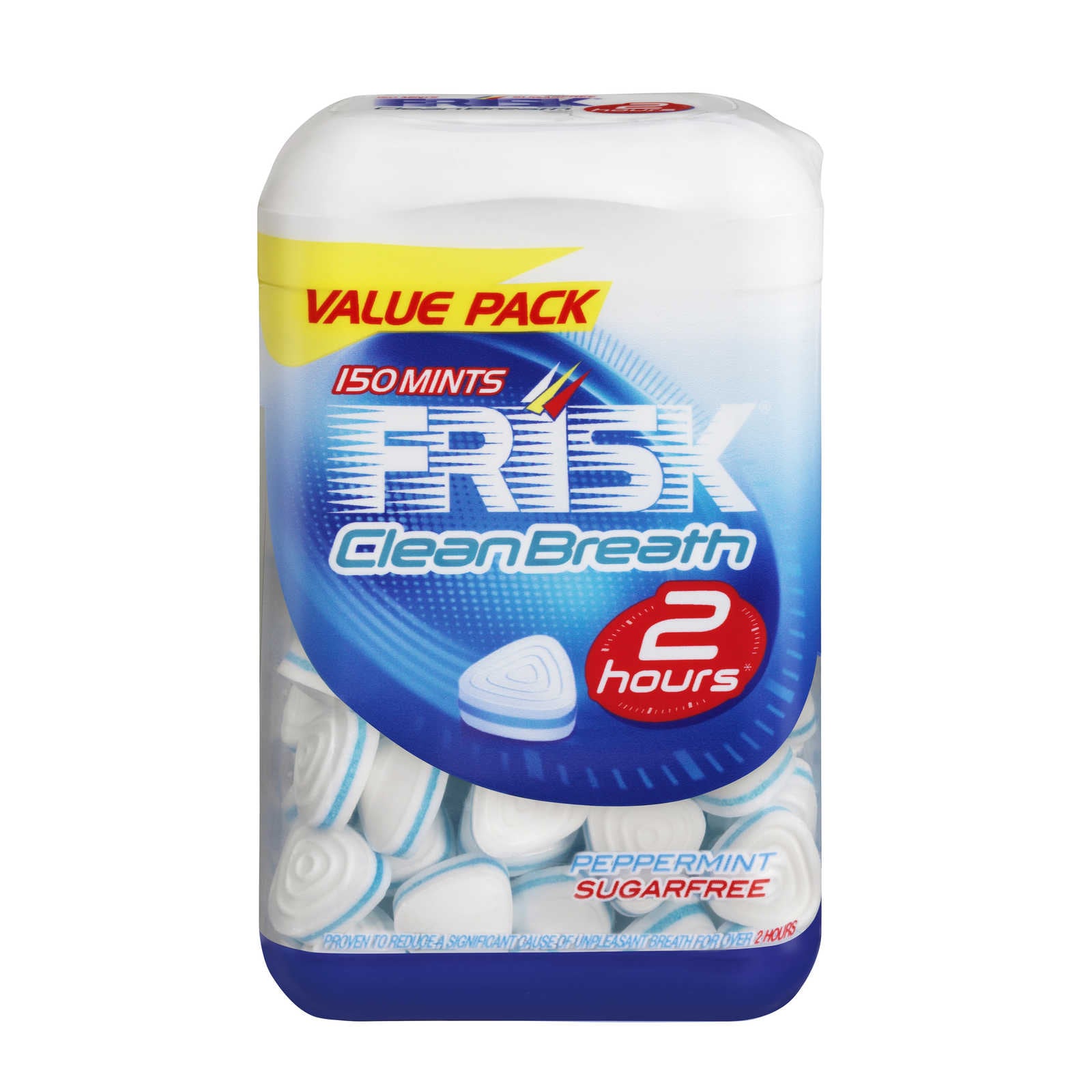 Frisk Mints | Clean Breath Peppermint Sugarfree Value Pack 150 Mints ...