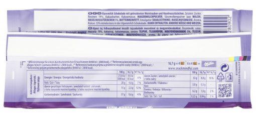 Milka Chocolate Candy | Milka Bar Grape Nut | Milka Bars | Milka Candy ...