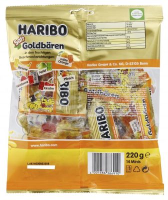 HARIBO Candy | HARIBO Fruity Gold Bears Minis | HARIBO Gummies | HARIBO ...