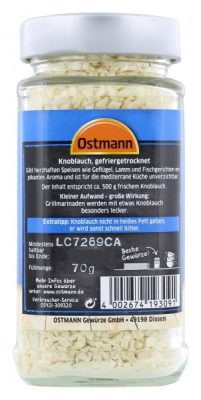 Ostmann Seasonings | Ostmann Garlic Freeze-Dried | Ostmann Spices ...