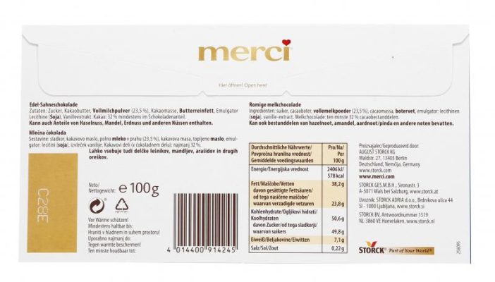 Merci Chocolate | Merci Fine Cream Chocolates | Merci Candy | Storck ...