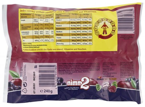 Nimm2 Candy | Nimm2 Candies Red Fruits | Nimm2 Lachgummi | Nimm2 Gummy ...