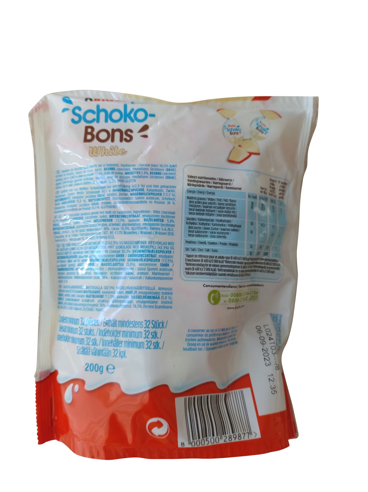 Kinder Chocolate | Kinder Schoko-Bons White | Kinder Bars | Kinder ...