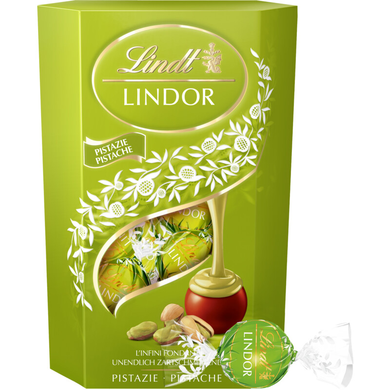 Lindt Pistachio Chocolate Lindor | Swiss Chocolate Lindt | Chocolate ...